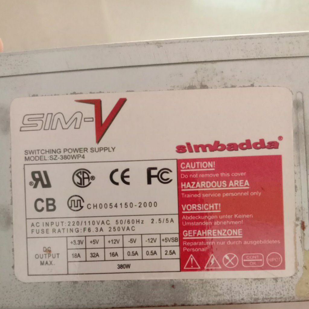 Jual Power supply Simbadda SIM-V | Shopee Indonesia