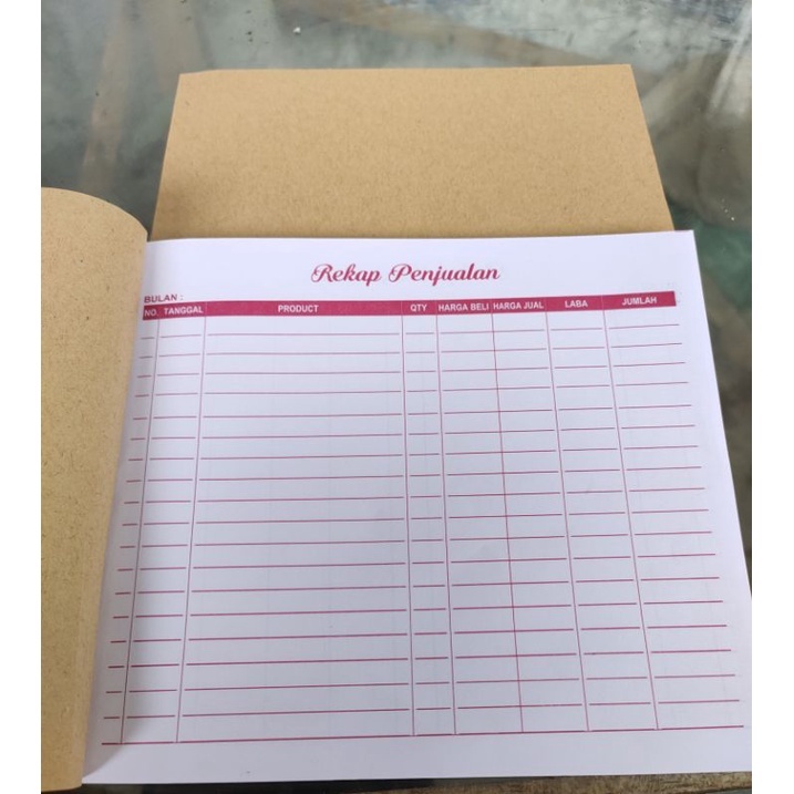 Jual BUKU REKAP PENJUALAN MINI/BUKU REKAP PENJUALAN MURAH 1/4 Folio ...