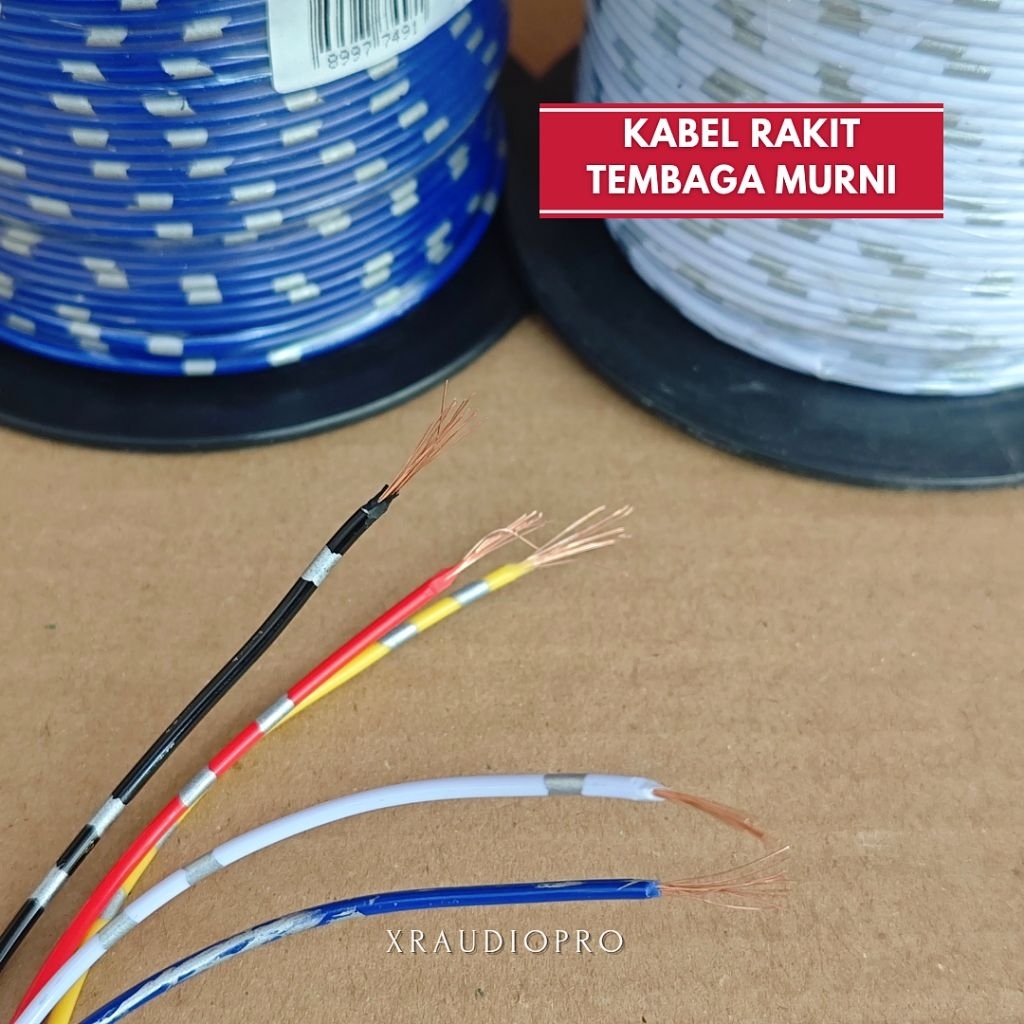 Jual kabel rakit kabel bintik per 1 meter tembaga murni | Shopee Indonesia