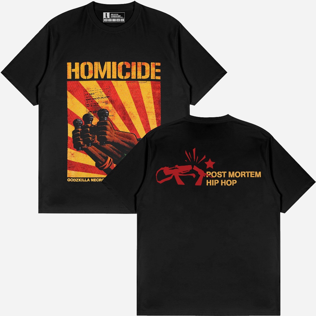 Jual Kaos homicide 20th anniversary post mortem hip hop / homicide ...