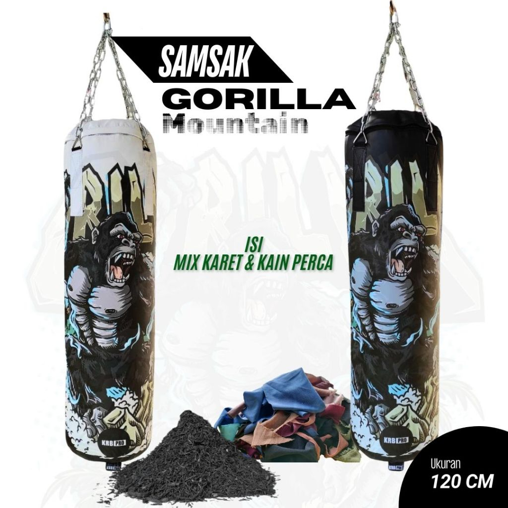 Jual Samsak Gorilla Mountain KRB Pro 120cm - Plus Isi MIX - Taklukkan ...