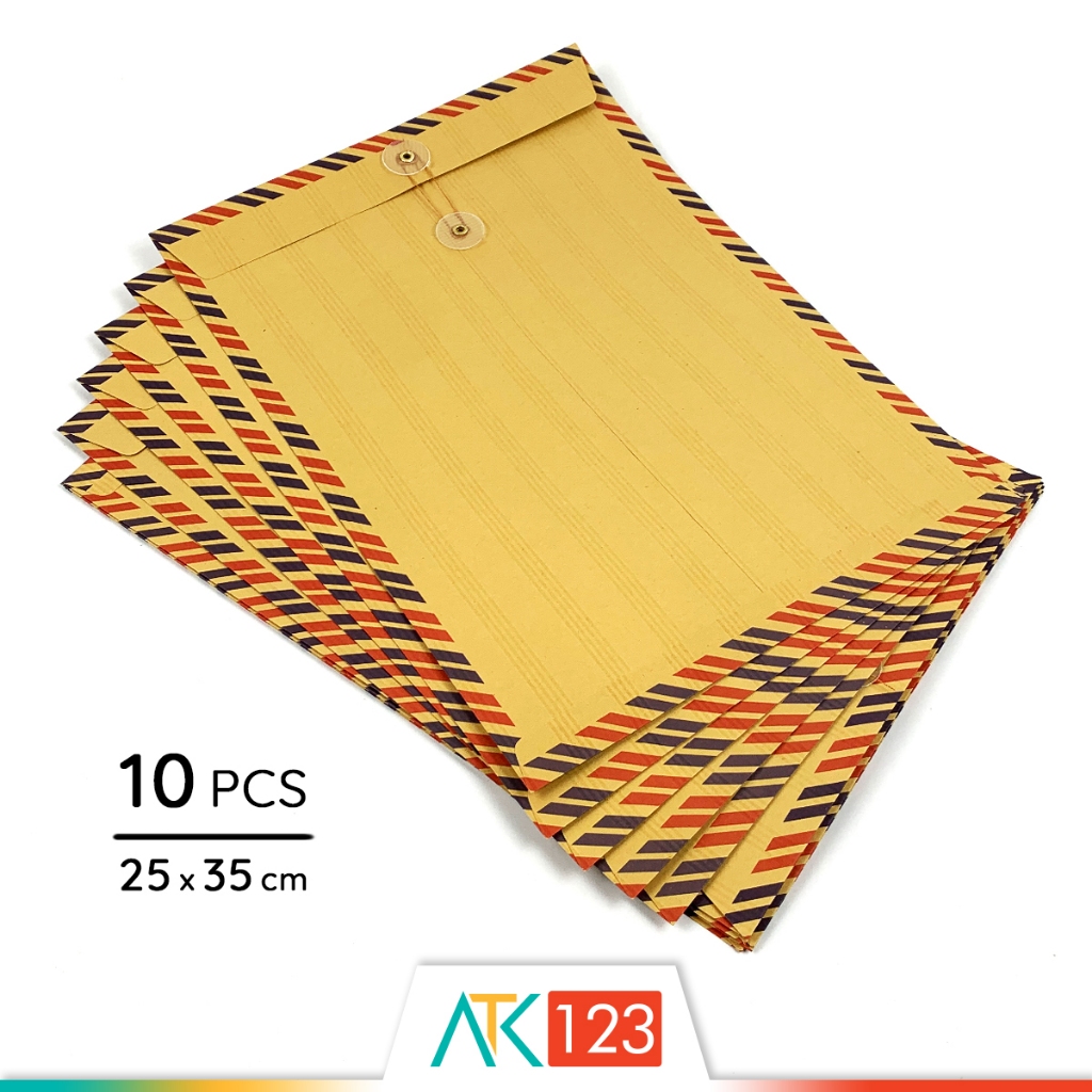 Jual Amplop / Map Coklat Tali / Lamaran Kerja / Kraft String Button ...