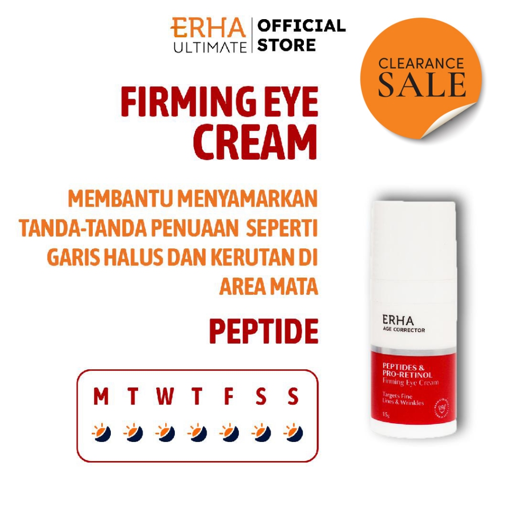 Jual ERHA Age Corrector Firming Eye Cream 15g | Shopee Indonesia
