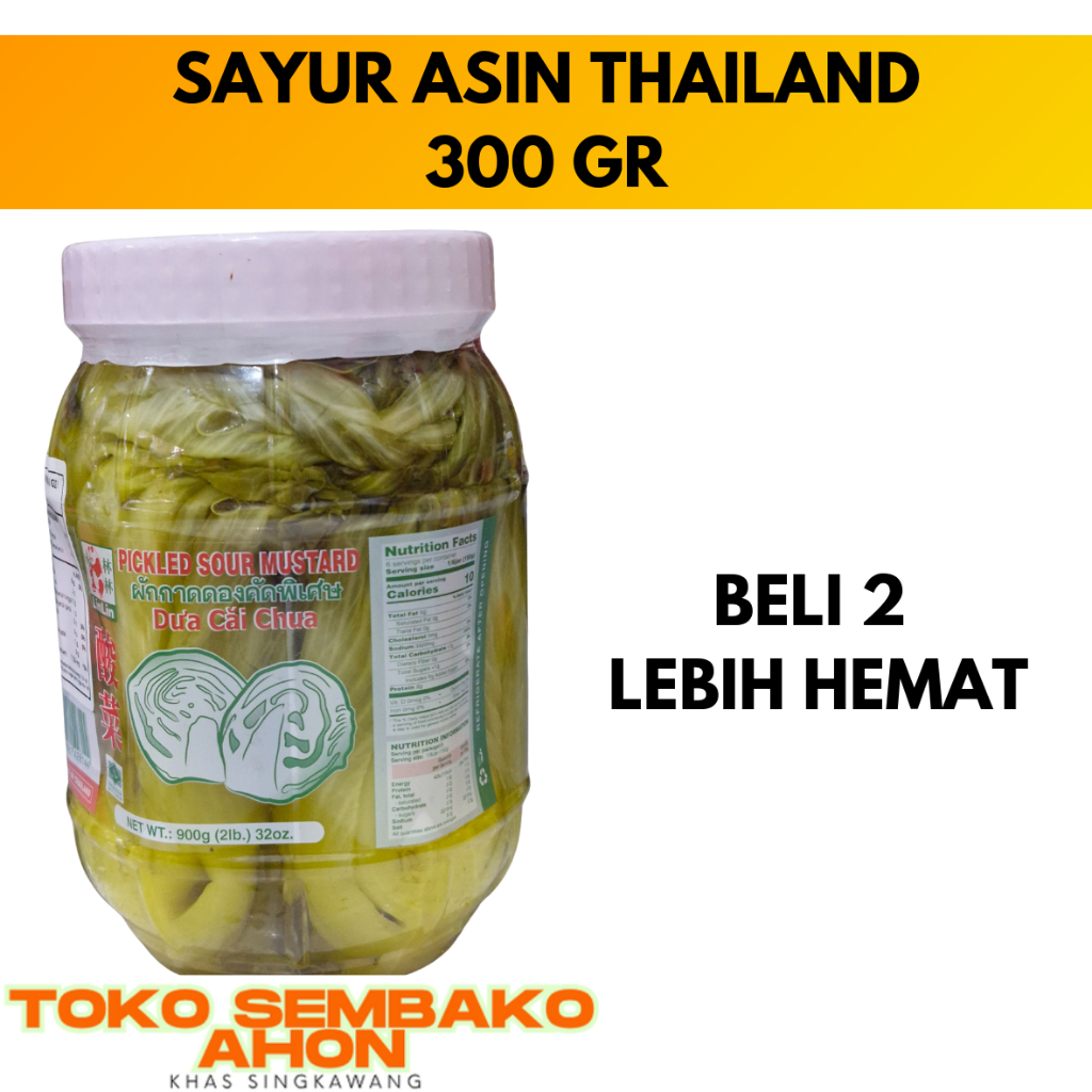 Jual sayur asin thailand lin lin/ LinLin Pickled Sour Mustard Dua Cai ...