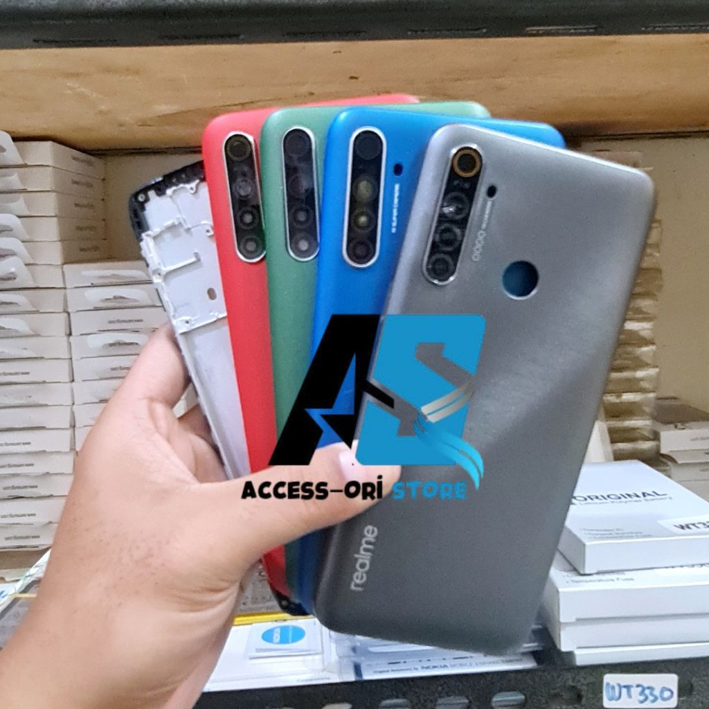 Jual Casing Housing Fullset HP Realme 5i RMX2030 RMX2032 Backdoor ...