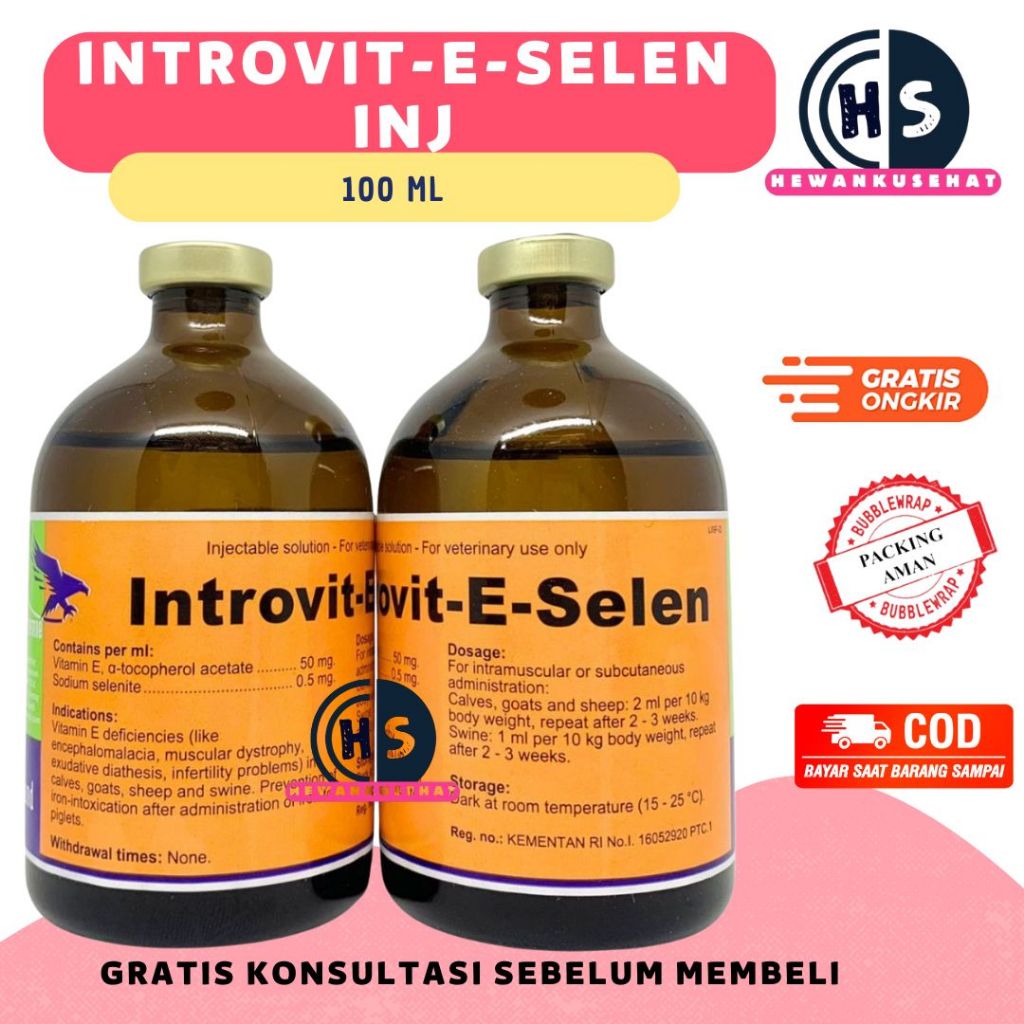 Jual INTROVIT E SELEN 100 ml - Holland | Shopee Indonesia