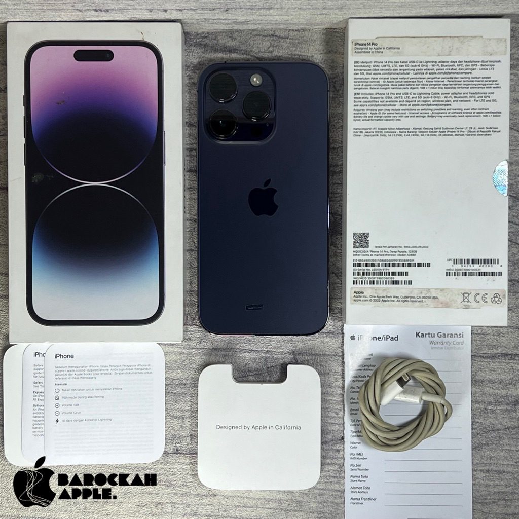 Jual Iphone 14 pro 128gb ibox deep purple | Shopee Indonesia