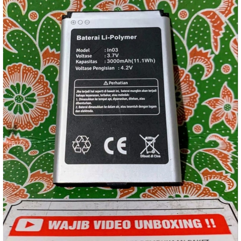 Jual Battery Untuk Modem Wifi 4G Bolt Aquila Max/Orion Mv1 In03 ...