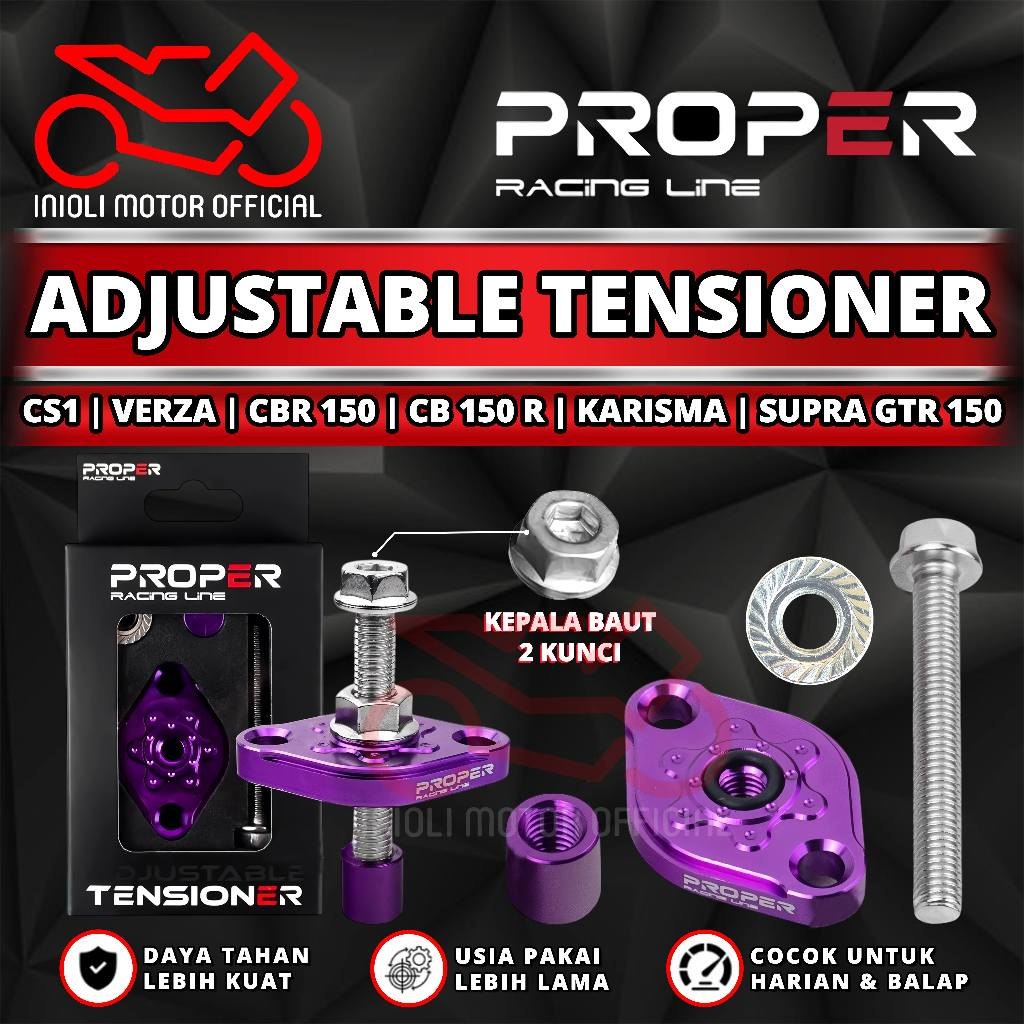 Jual TENSIONER MANUAL PROPER RACING LINE SUPRA GTR SONIC 150 CBR 150R ...