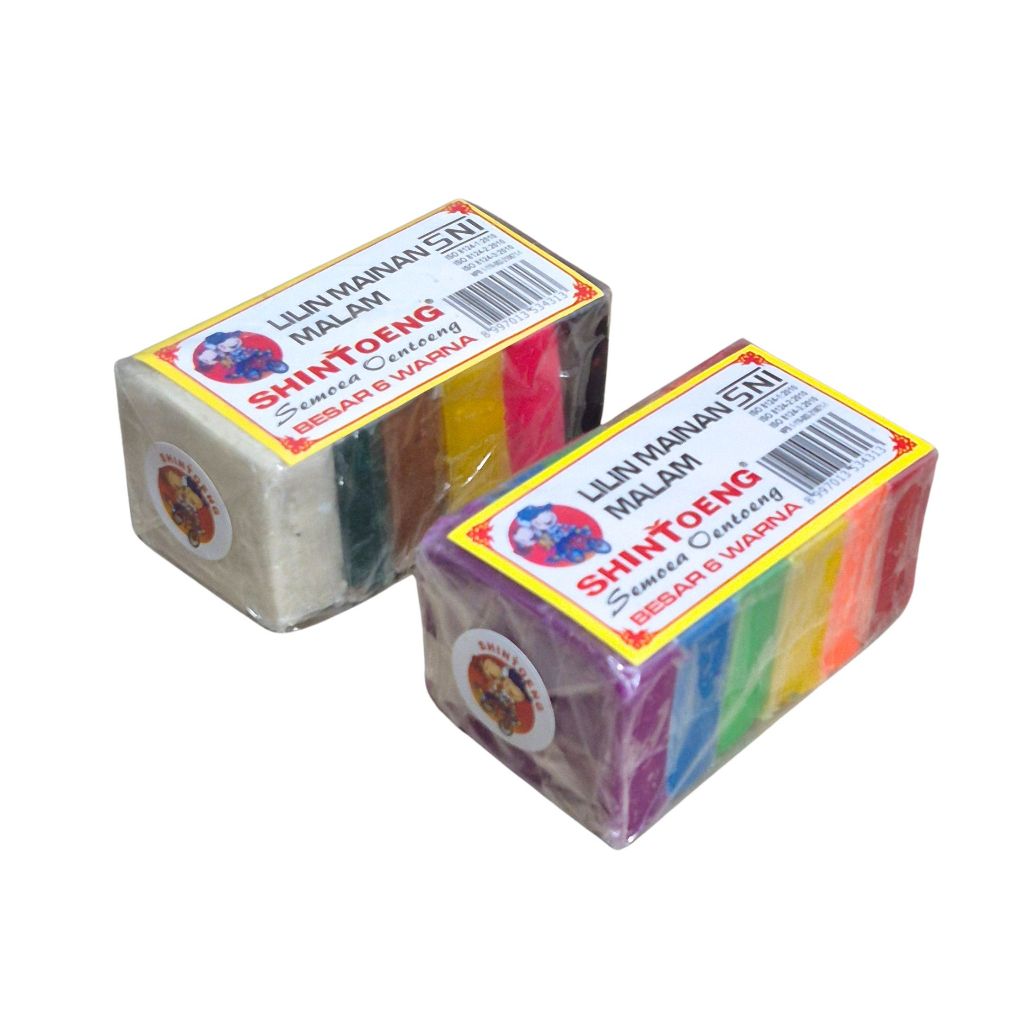 Jual Plastisin / Lilin Mainan / Modelling Clay Besar Shintoeng 6 Warna ...