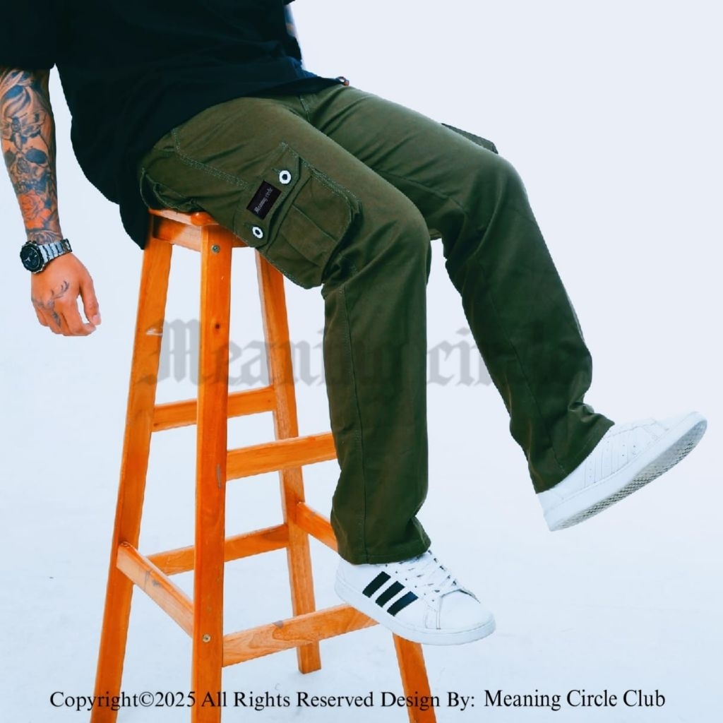 Jual 𝕸𝖊𝖆𝖓𝖎𝖓𝖌 𝕮𝖎𝖗𝖈𝖑𝖊 Cargo Regular Fit Celana Pria Hijau Green | Shopee ...