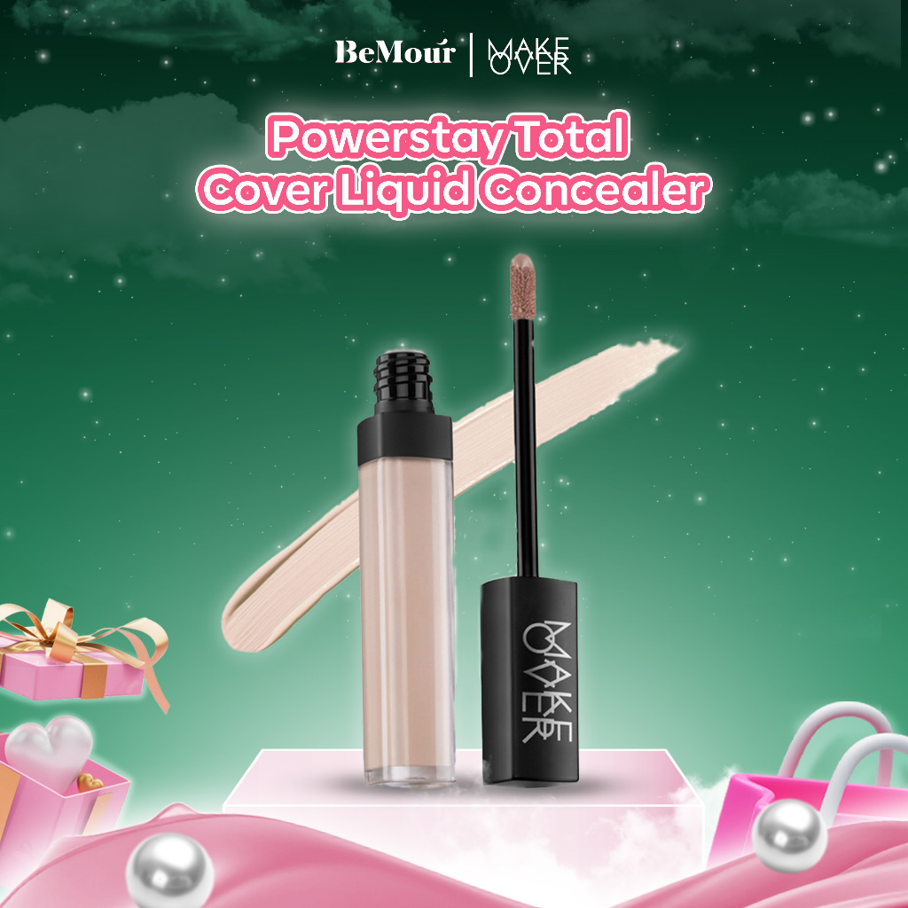 Jual MAKE OVER - POWERSTAY TOTAL COVER LIQUID CONCEALER ( 6.5 ml ...