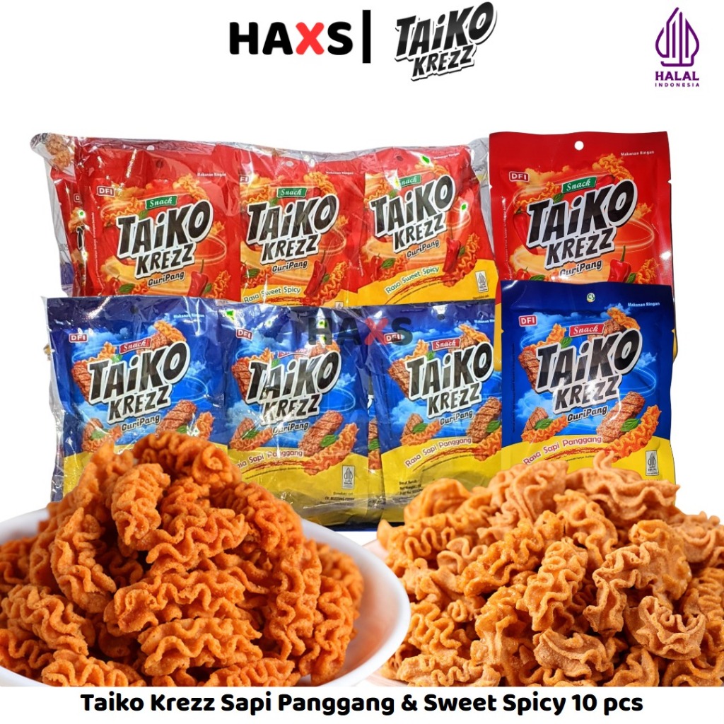 Jual [COD] Taiko Krezz Mini 16g Isi 10 Pcs Mix Rasa | Taiko Kemasan ...