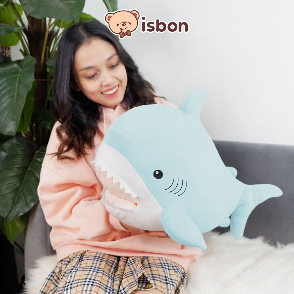 Jual ISTANA BONEKA Hiu Gigi L Sharky Grey Shark Ocean Mainan Anak Kado ...