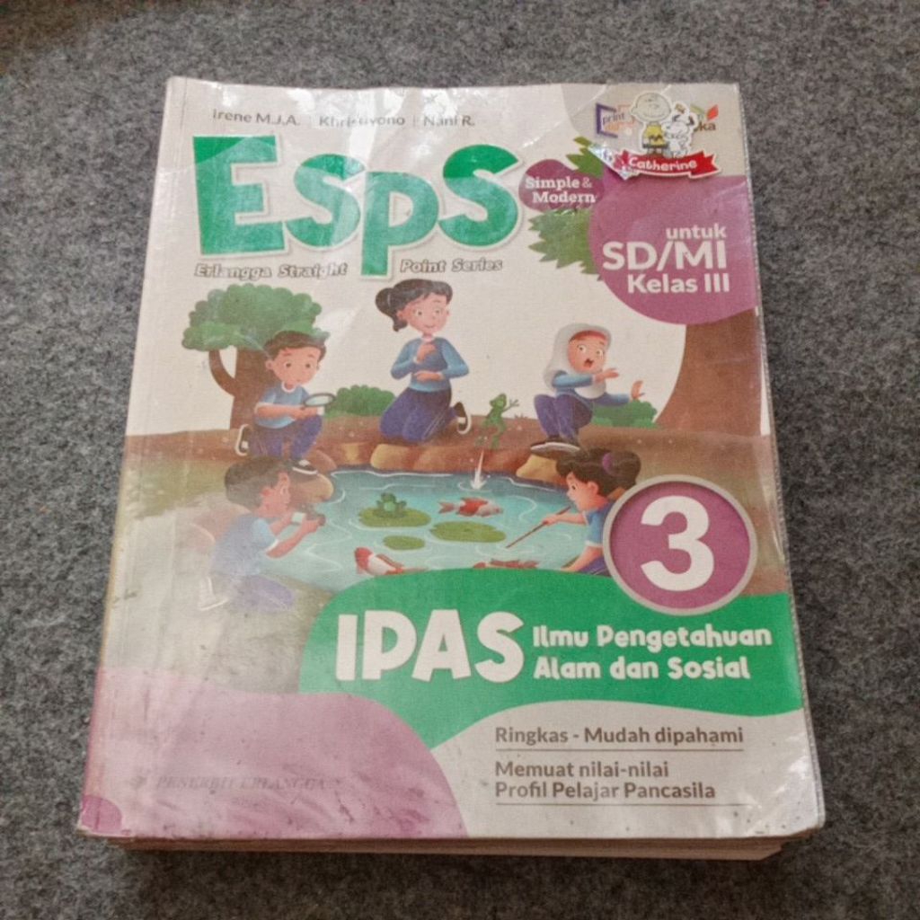 Jual ESPS IPAS / ILMU PENGETAHUAN ALAM DAN SOSIAL UNTUK KELAS 3 ...
