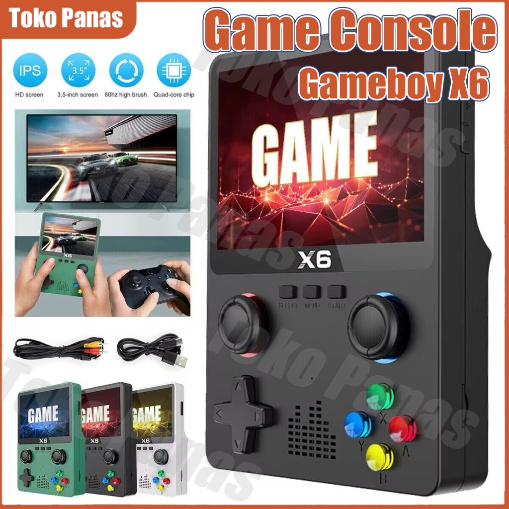 Jual Gameboy X6 New Console Built in 10000 Games /Game Console Handhled ...