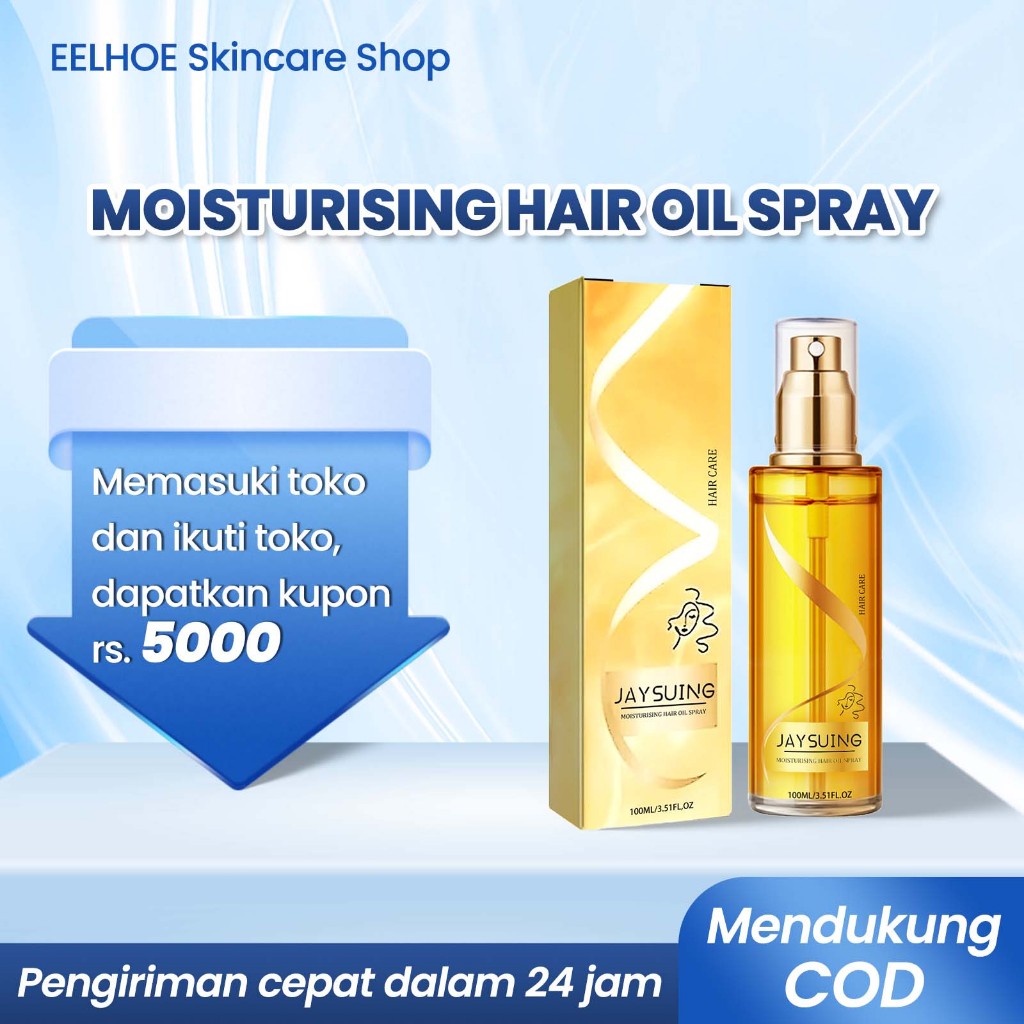 Jual Jaysuing Hair Serum Semprotan 100ml Argan Oil Hair Care Serum ...