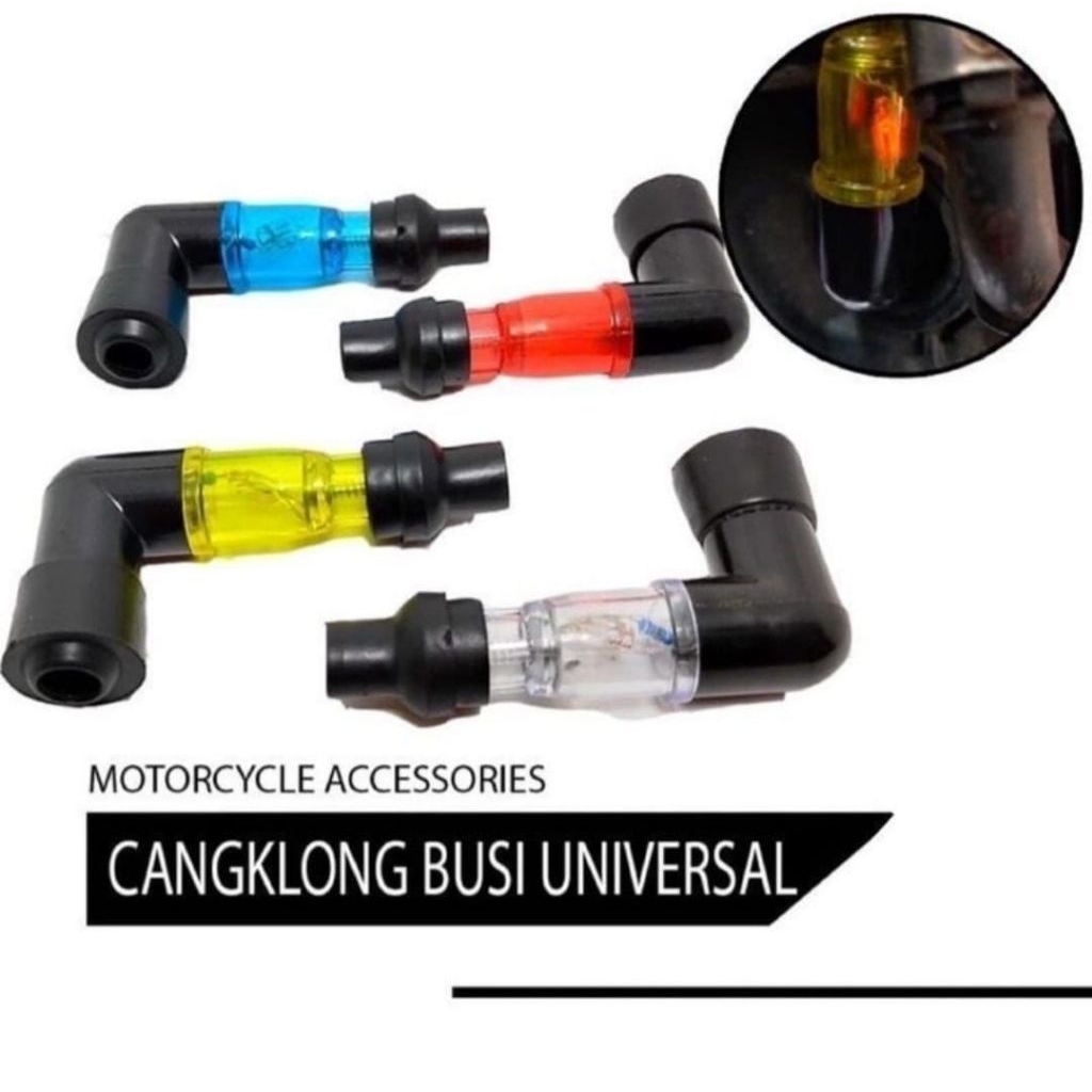 Jual Dop busi / cangkang busi nyala motor warna universal | Shopee ...