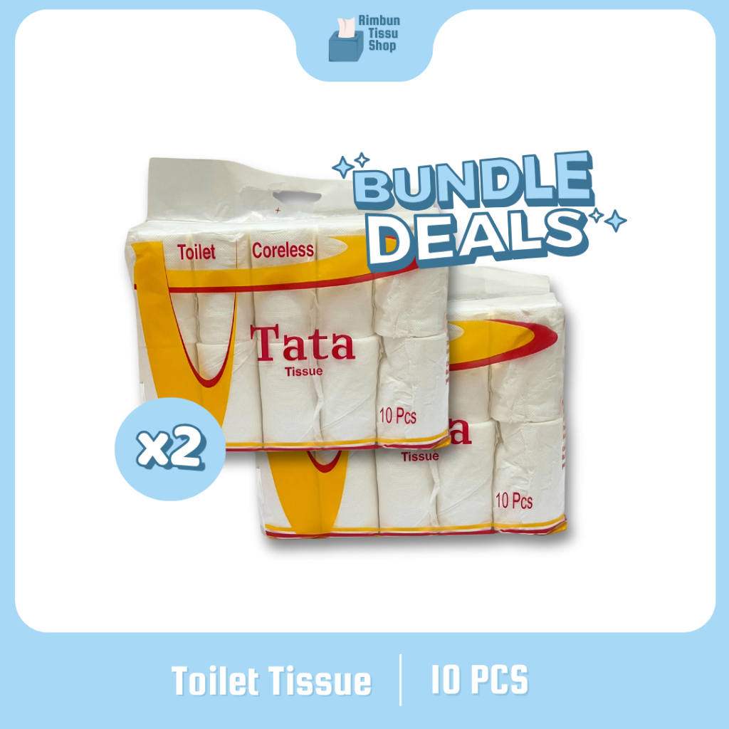 Jual Tata Tissue Toilet Coreless - 1 paket isi 10 (BUNDLE 2 PAK ...