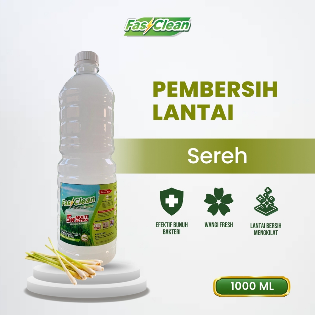 Jual Karbol Sereh Pembersih Lantai Floor Cleaner Anti Bakteri 1 Liter ...