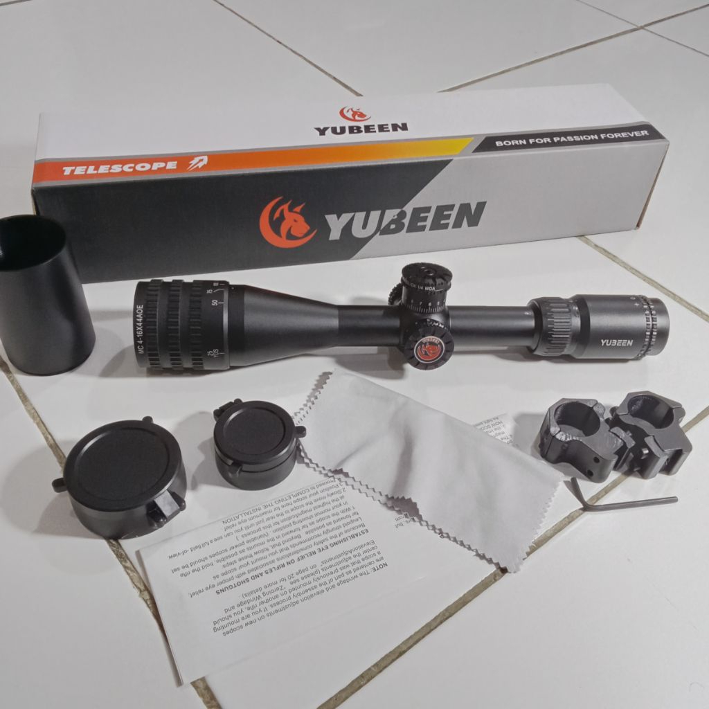 Jual Telescope yubeen mc 4-16x44 aoe | Shopee Indonesia