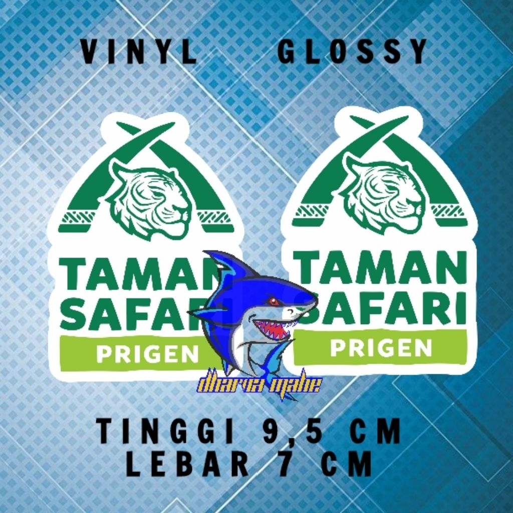Jual TAMAN SAPARI PR1GEN, SAFARI PRIIGEN, WISATA, STIKER WISATA ...