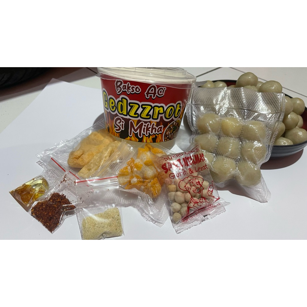 Jual bakso aci gedzzrot si mikha goang | Shopee Indonesia