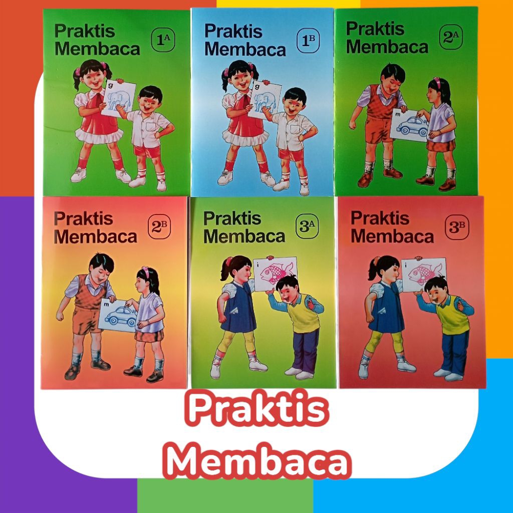 Jual PRAKTIS MEMBACA 1a 1b 2a 2b 3a 3b KERTAS HVS | Shopee Indonesia