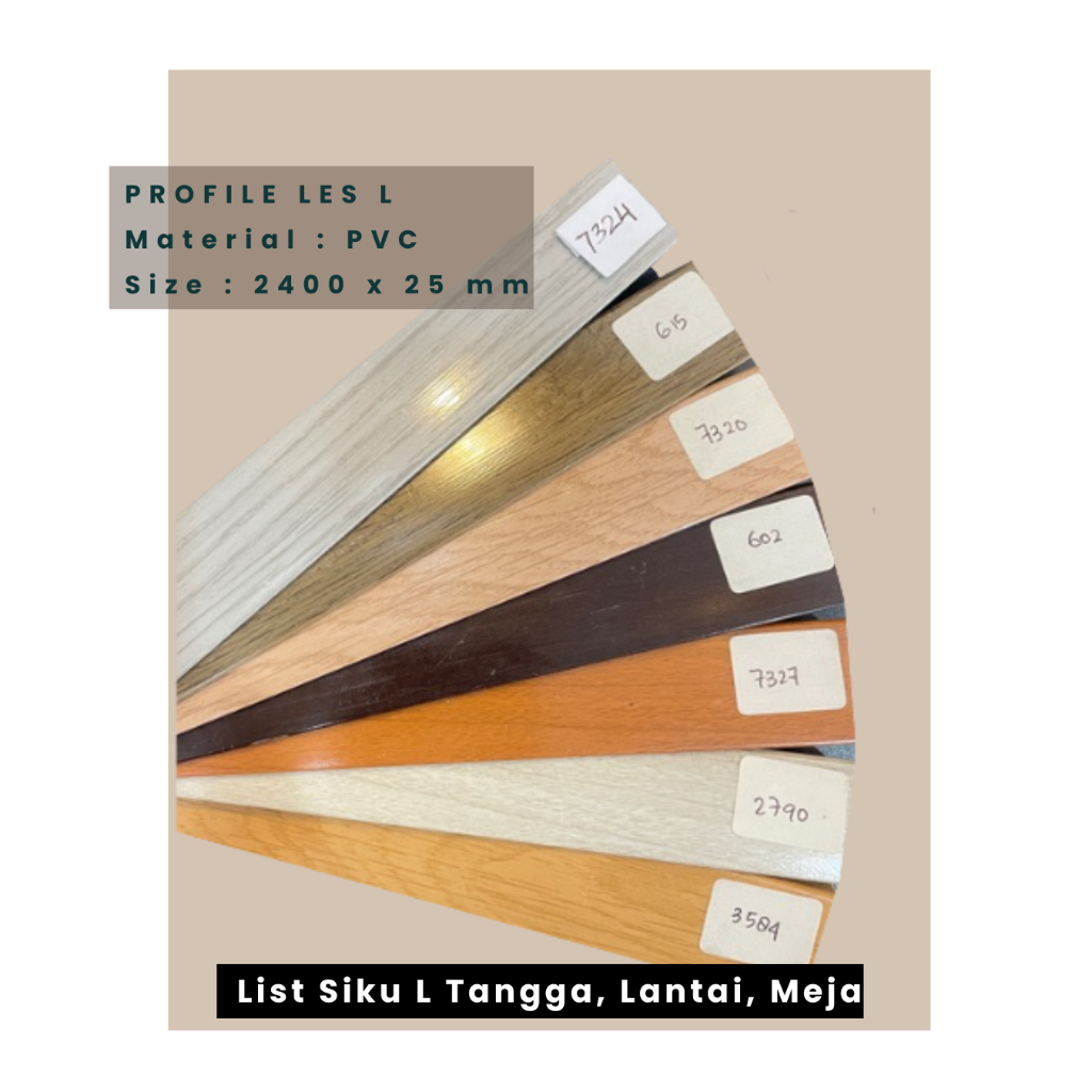 Jual [ LIST SUDUT SIKU L WPC OUTDOOR ] Ukuran 50x50x2900mm | Lis Siku ...