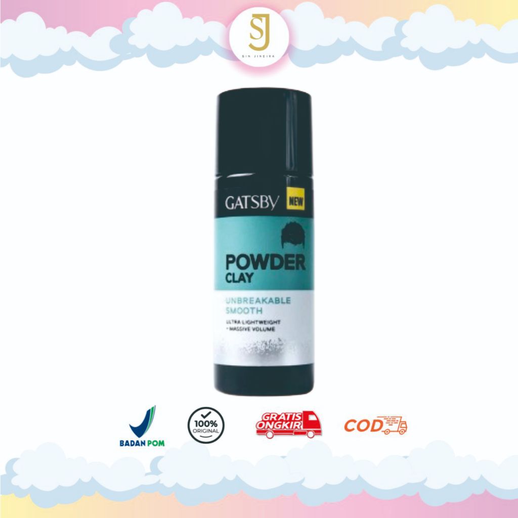Jual GATSBY Powder Clay Unbreakable Smooth 20gr | Shopee Indonesia