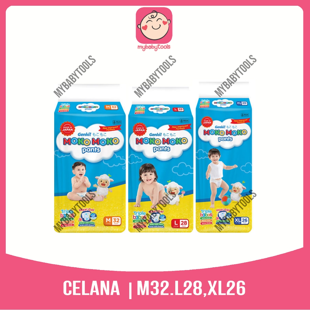 Jual GENKI MOKO MOKO PANTS M32 L28 XL26 POPOK CELANA | Shopee Indonesia