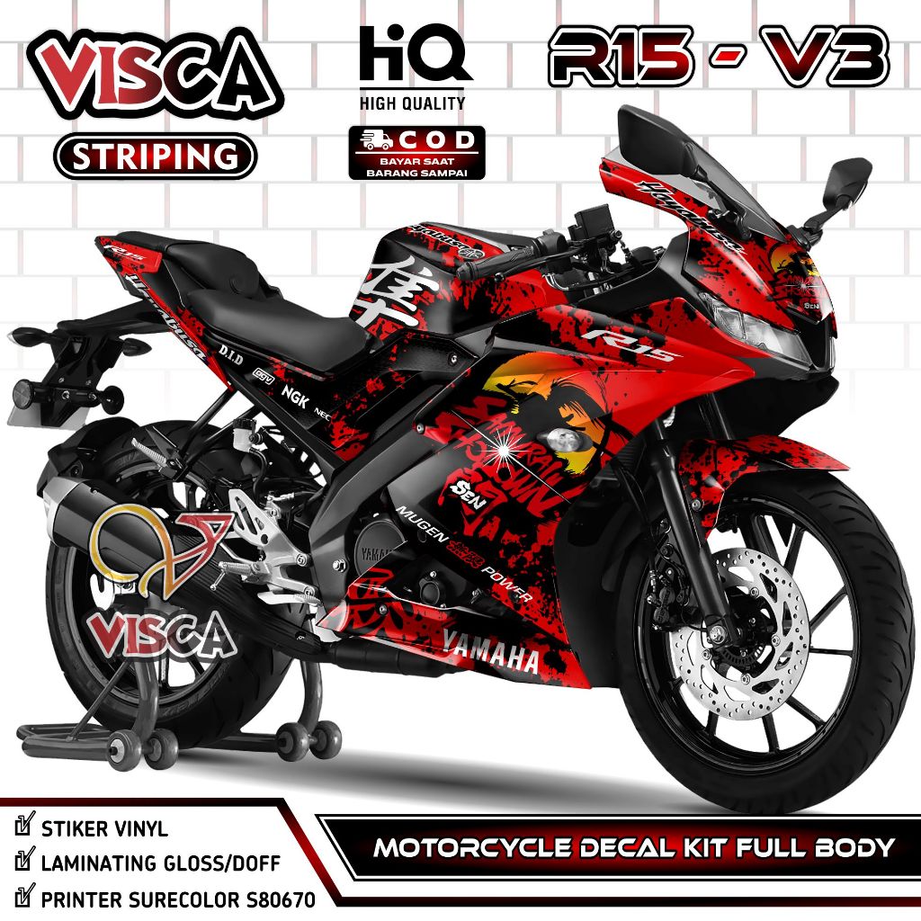 Jual Decal R15 V3 Full Body - Stiker R15 V3 Full Body - Dekal R15 V3 ...