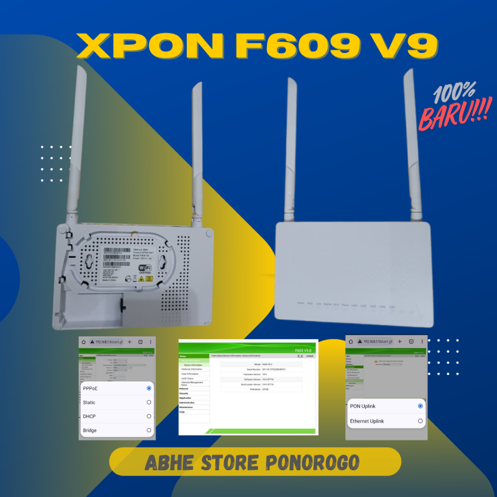 Jual XPON F609 V9 100% BARU UNIT ONLY | Shopee Indonesia