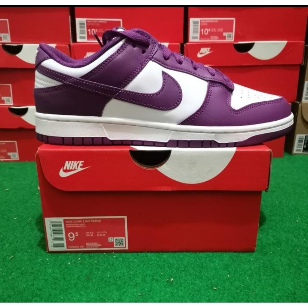 Jual Sepatu Nike Dunk Low Retro Purple [DV0833-107] 100% Original ...