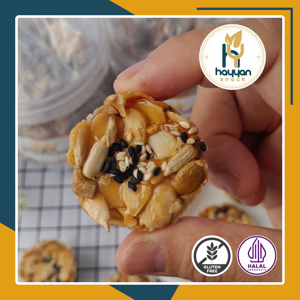 Jual Florentine Cookies by Hayyan snack/Noga Kacang Sultan/ening enting ...
