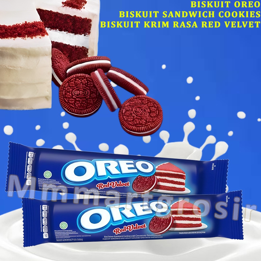 Jual Oreo Biscuit / Biskuit Sandwich Cookies / Biskuit Krim Rasa Red ...