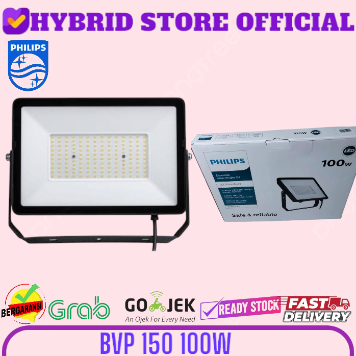 Jual LAMPU SOROT PHILIPS BVP150 100W 100Watt 220V LED Flood Light ...