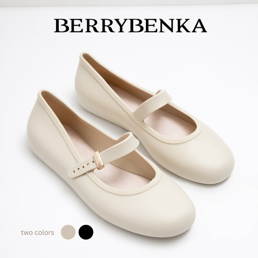 Jual Berrybenka - Sepatu Flatshoes Wanita Sofia Masyaka Mary Jane Jelly ...