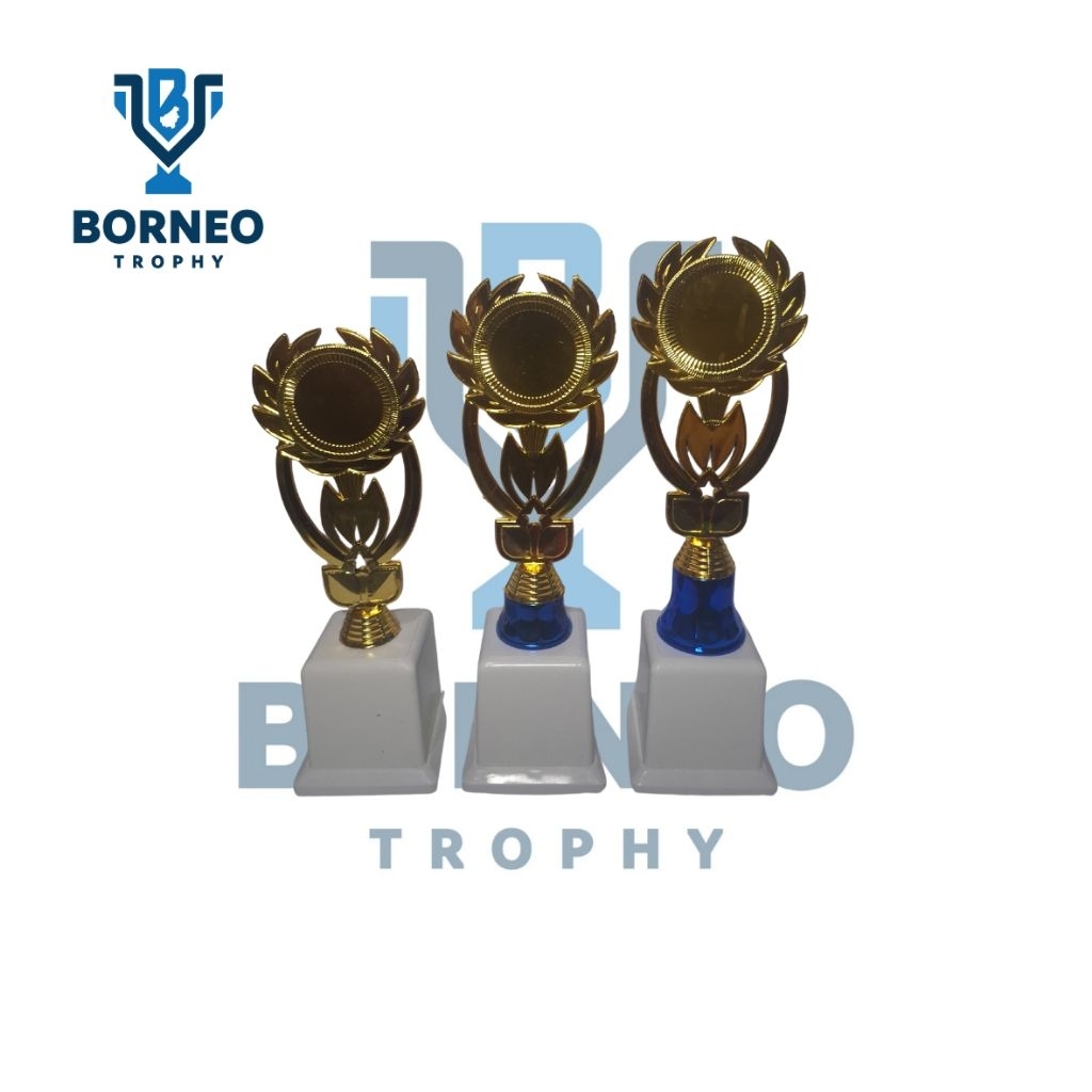 Jual PIALA / TROPHY SET KECIL BUNGA ( BT - BU01 BIRU ) | Shopee Indonesia