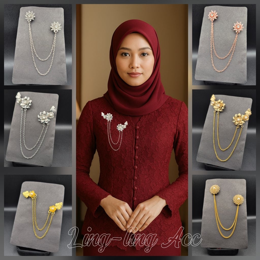 Jual Bros Kenari juntai | Bros kebaya janggan | Bros kebaya rantai ...