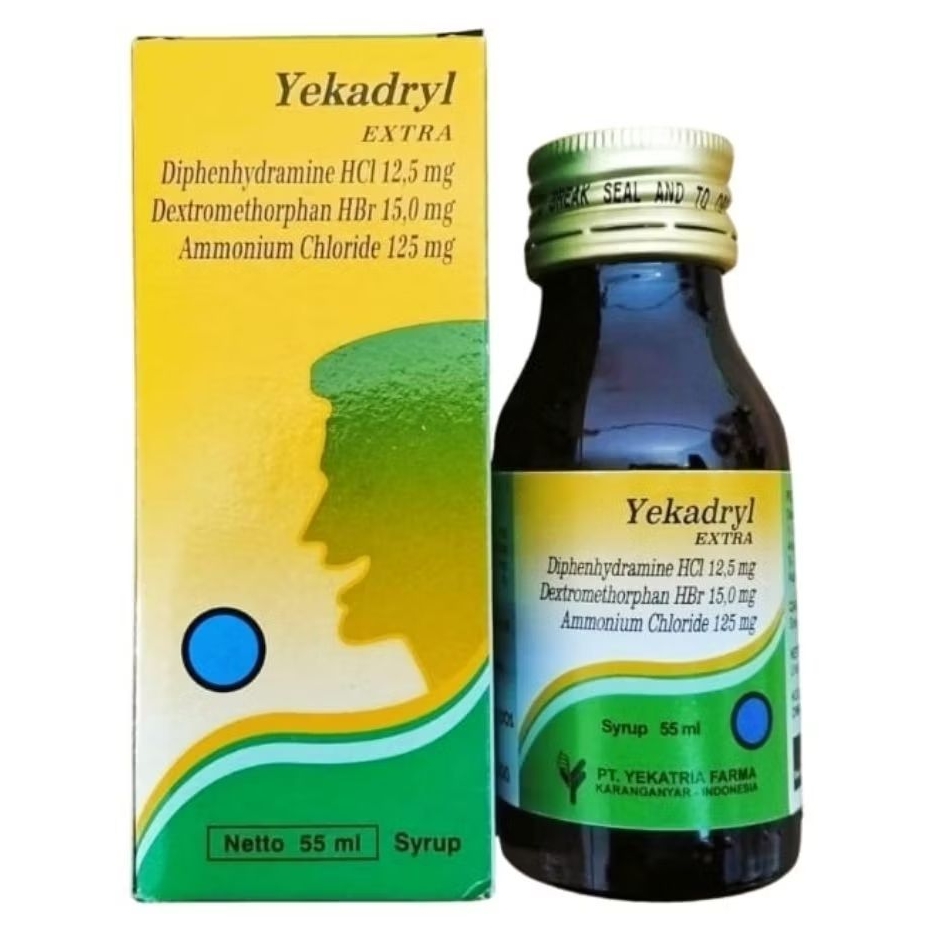 Jual YEKADRYL EXTRA Syrup (55ml) | Shopee Indonesia