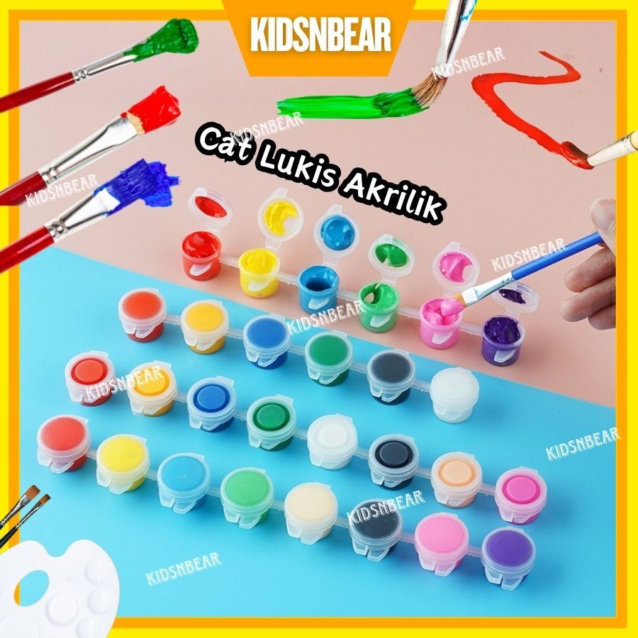 Jual Cat akrilik - Cat akrilik 1 set lengkap - Cat lukis - 317-Cat ...
