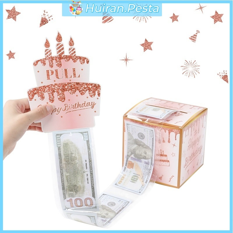 Jual Kotak Hadiah Ulang Tahun Tarik Uang 30pcs DIY Surprise Box ...