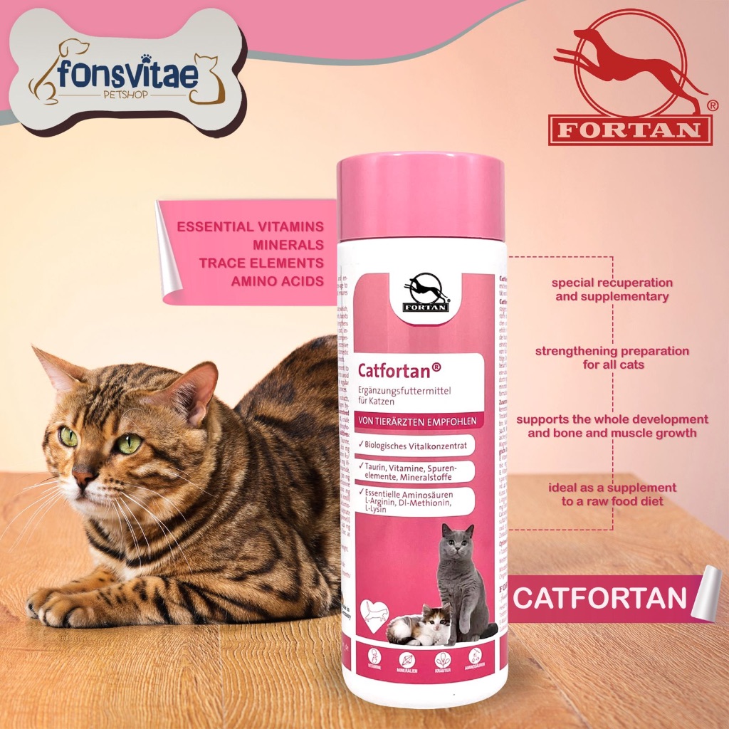 Jual FORTAN Catfortan 300gr - Vitamin Kucing | Shopee Indonesia