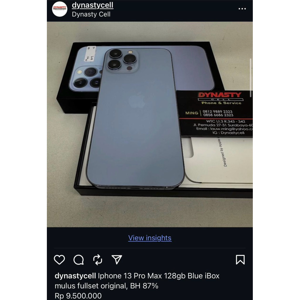 Jual iphone 13 pro 256gb blue ibox | Shopee Indonesia