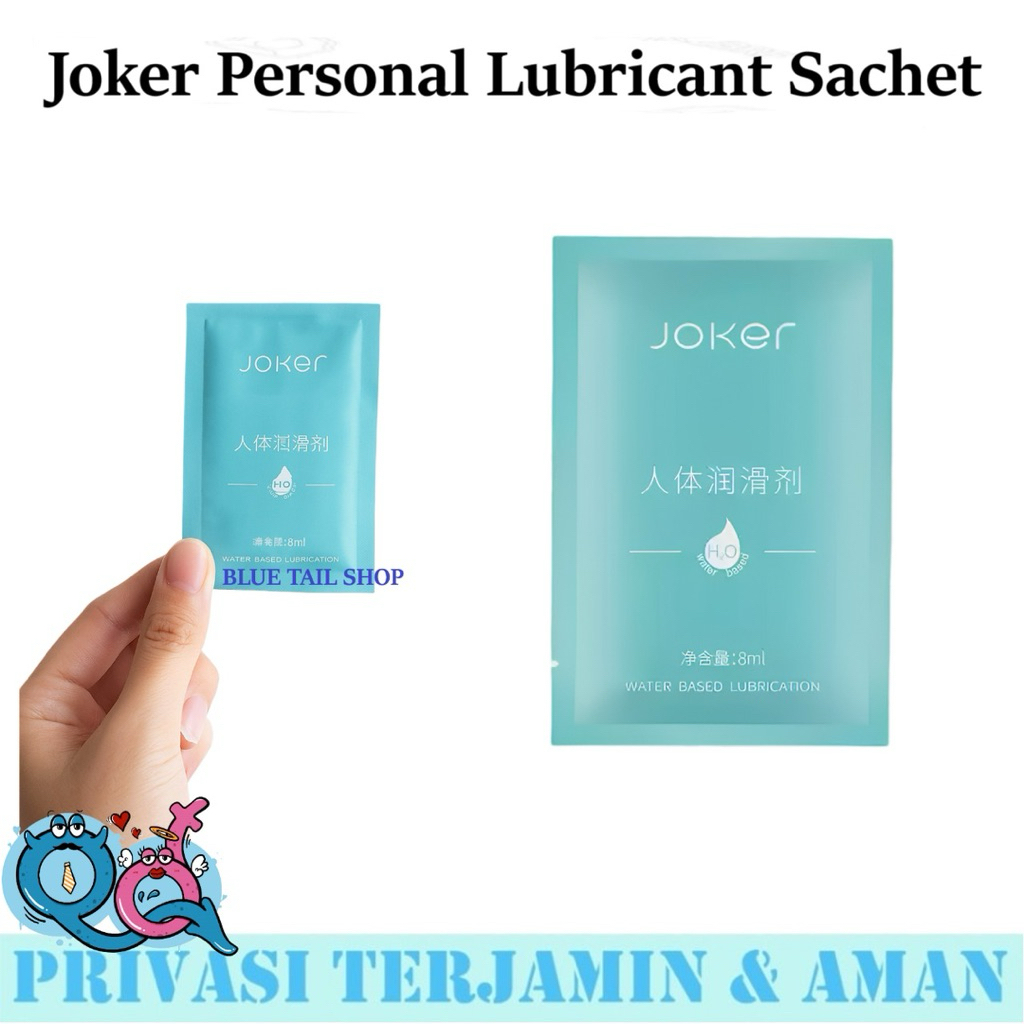 Jual Joker Lubricant Water Based H20 Intimate Lube Sachet Travel Pack ...