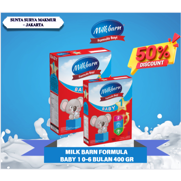 Jual Susu formula Milk Barn 1 umur 0-6 Bulan 400 Gr | Shopee Indonesia