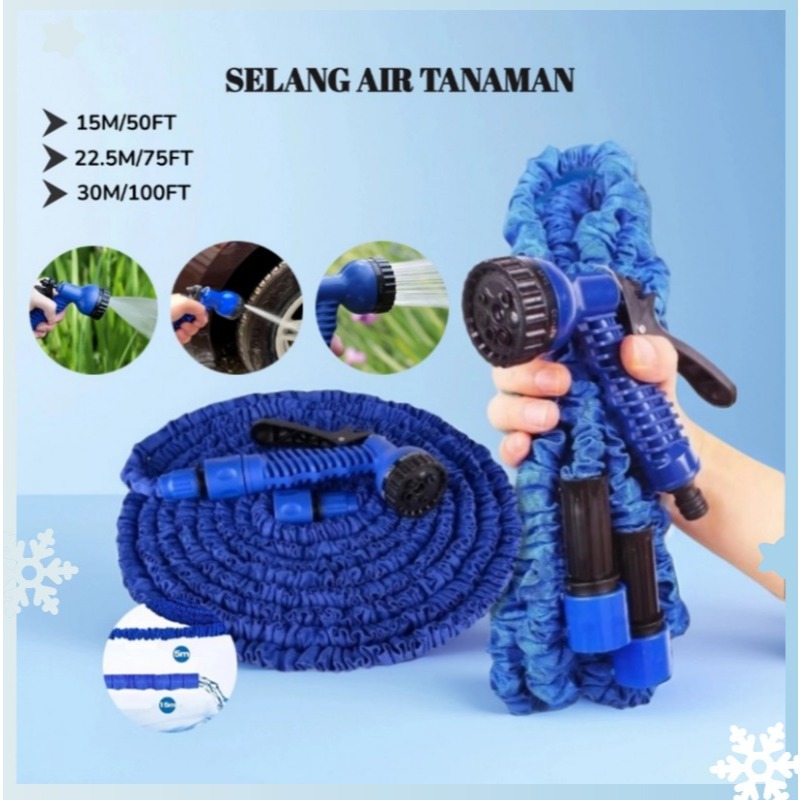 Jual Selang Air Magic Hose 15M/22.5M/30M / Semprotan Air Fleksibel ...