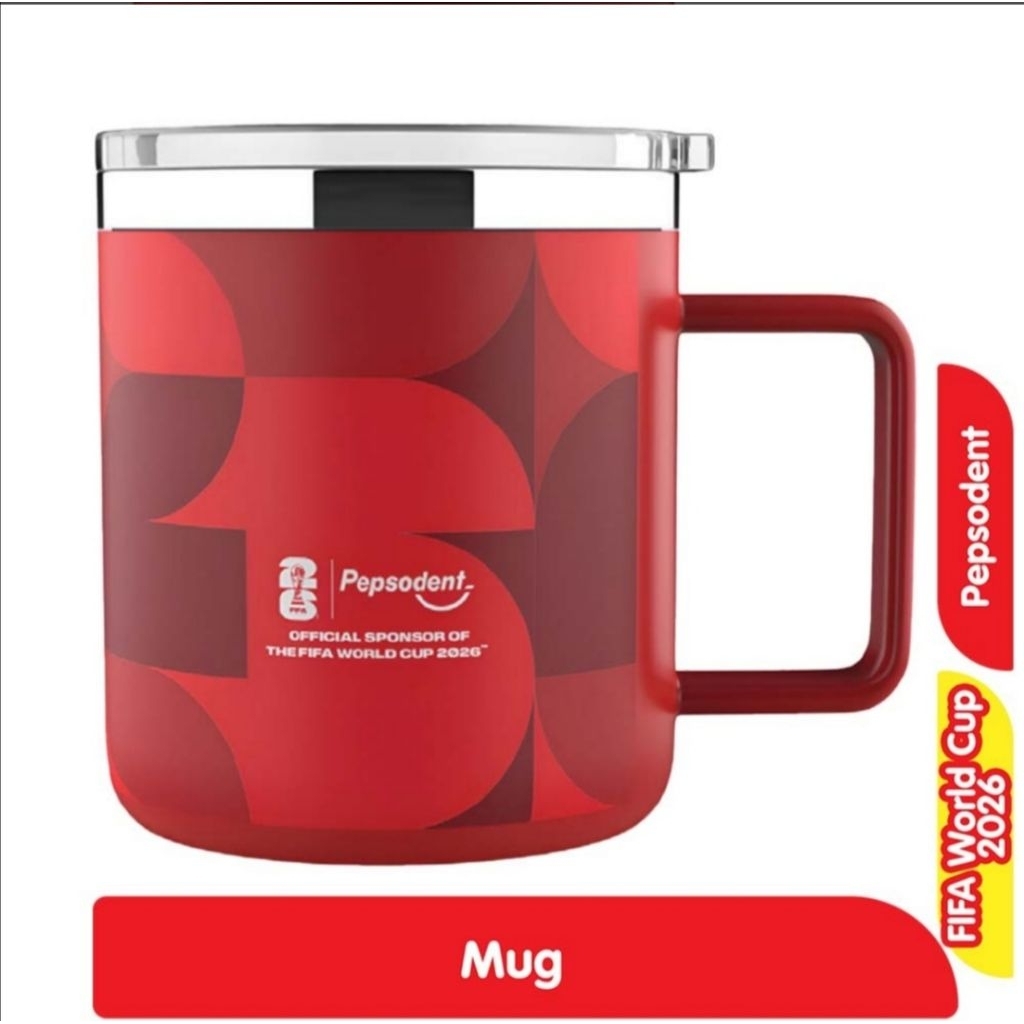 Jual Pepsodent Mug Merchandise Fifa World Cup 2026 | Shopee Indonesia
