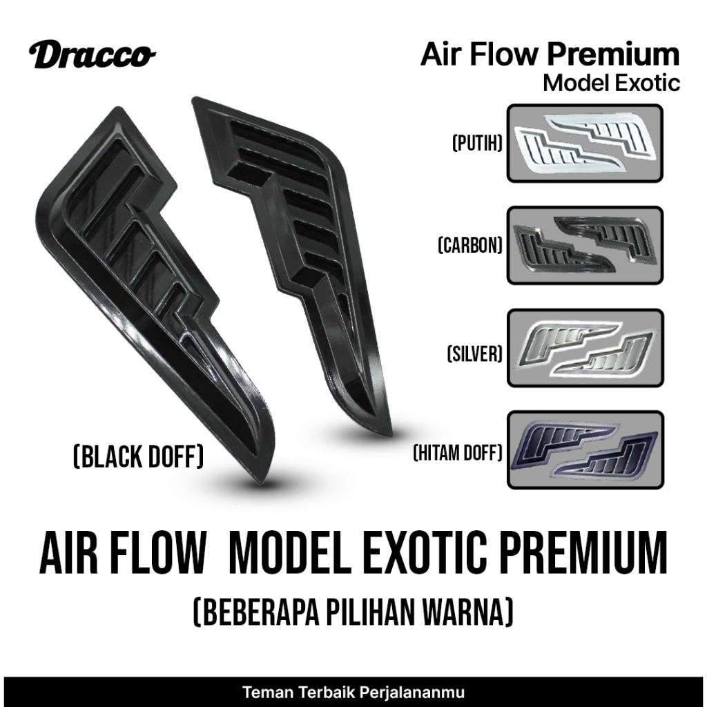 Jual Air Flow Premium Model Exotic Dracco – Pilihan Warna Lengkap ...